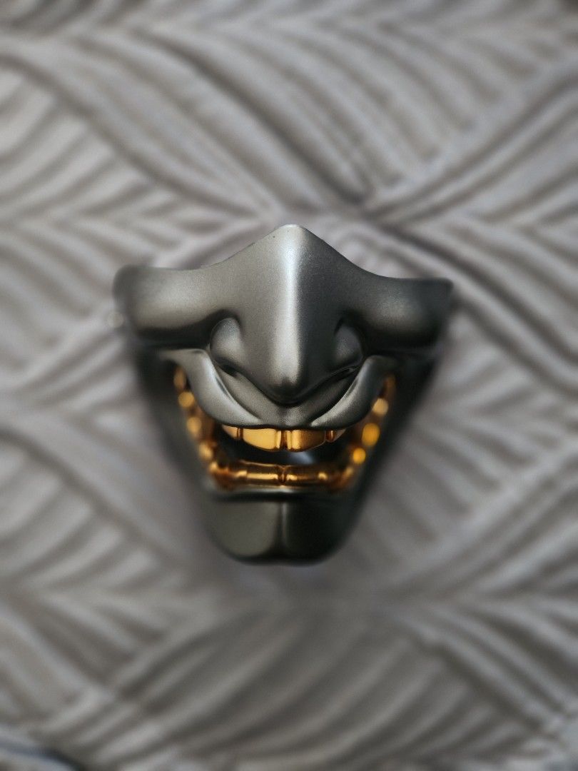 Japanese Hannya - Half mask, Everything Else on Carousell