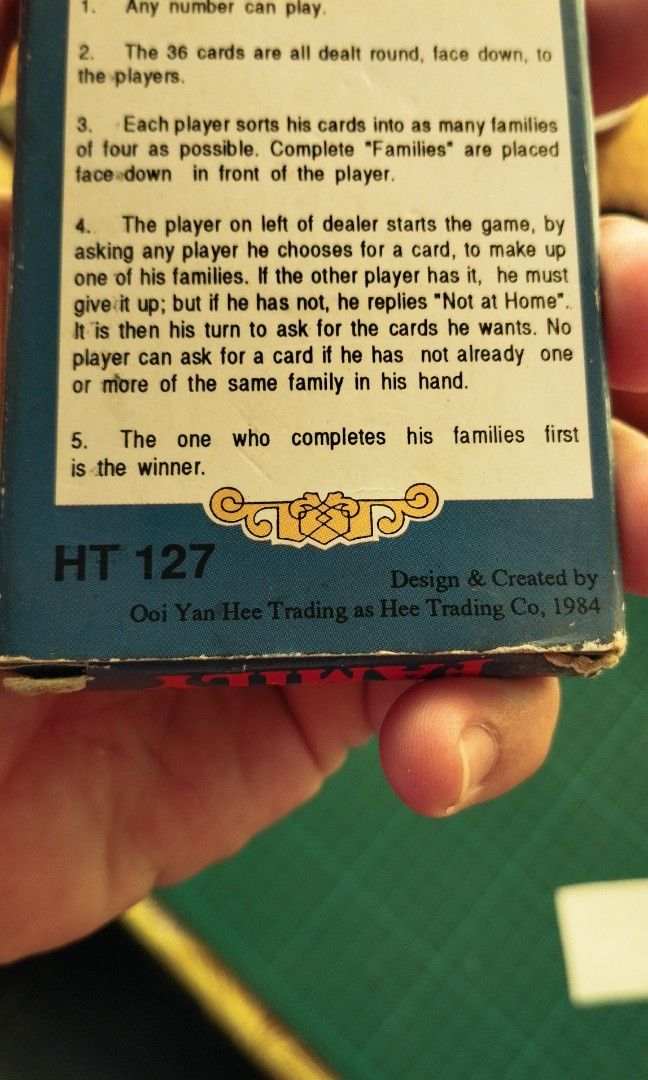 HAPPY FAMILY CARD GAME, Hobbies & Toys, Toys & Games on Carousell