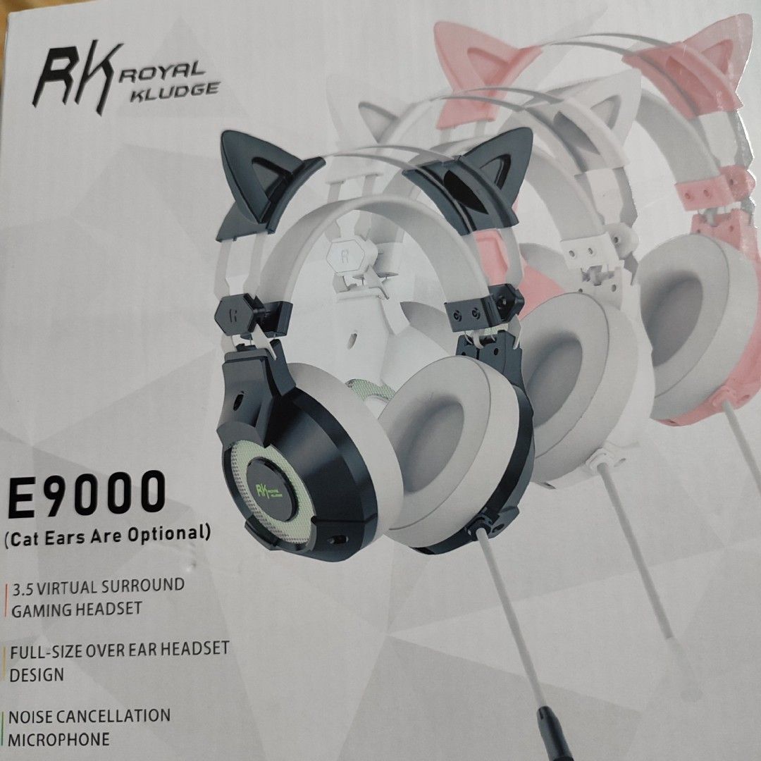 Headphones (Royal Kludge E9000), Audio, Headphones & Headsets on Carousell