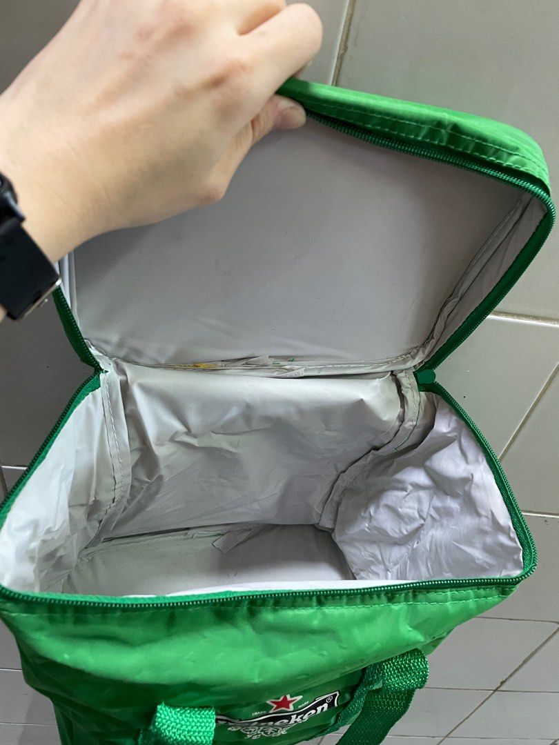 Heineken cooler bag Thermal Bag, Furniture & Home Living, Outdoor ...
