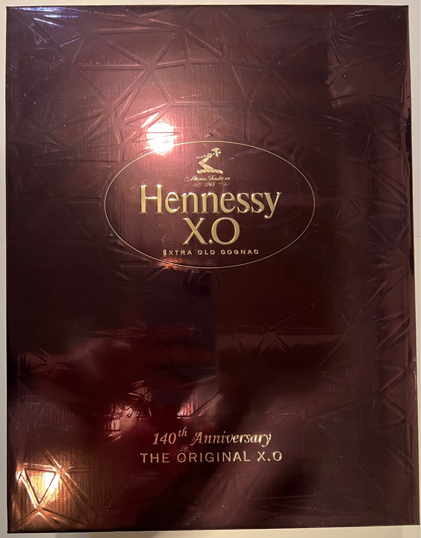 Hennessy X.O 140th Anniversary Exclusive Collection (700ml), 嘢食 & 嘢飲, 酒精飲料 - Carousell