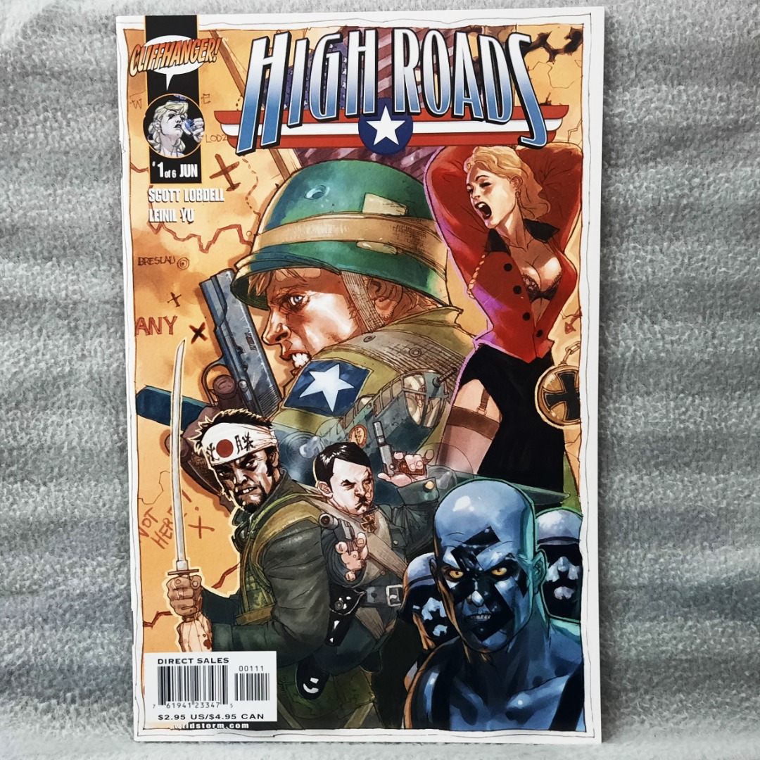 High Roads #1 (Cliffhanger Comics) FIRST Issue (I-P) Scott Lobdell ...