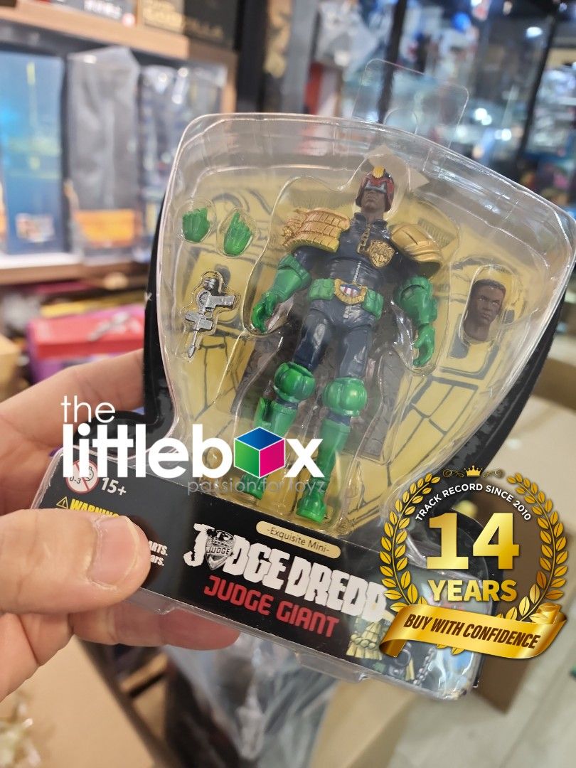 ⚠️ STOCK ! Hiya Toys EMJ0051 Judge Fire EMJ0110 Judge Dredd - Judge ...