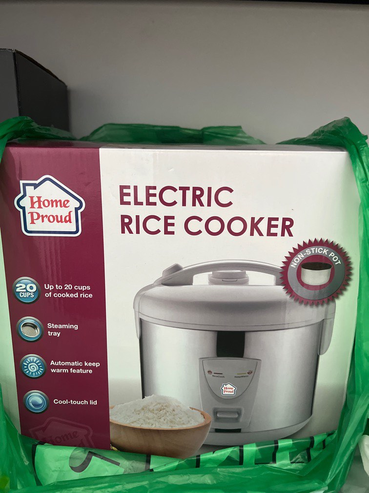 Home proud electric rice cooker 1.8L, TV & Home Appliances, Kitchen ...