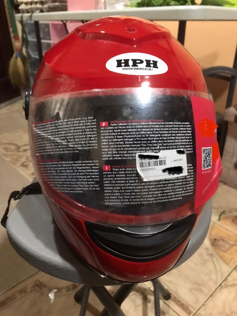 HPH fullface helmet, Motorbikes, Motorbike Parts & Accessories, Helmets ...