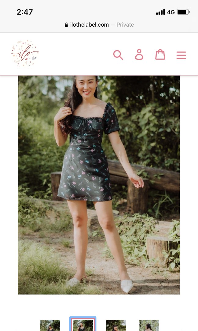 Ilo label Jemma puff sleeve dress, Women's Fashion, Dresses & Sets, Dresses on Carousell