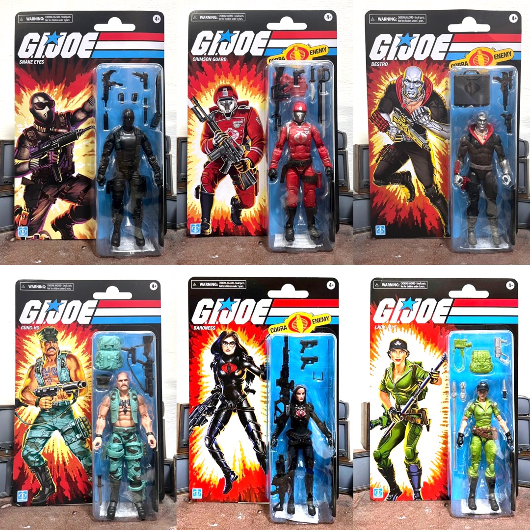 [In hand] Hasbro GI G.I. Joe Classified Series Retro 6 inch Snake Eyes ...