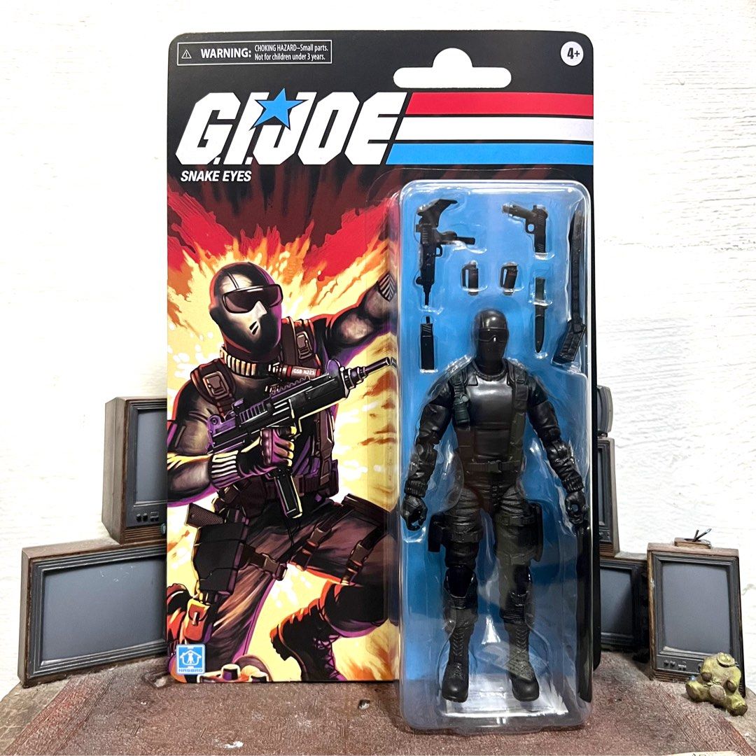 [In hand] Hasbro GI G.I. Joe Classified Series Retro 6 inch Snake Eyes ...