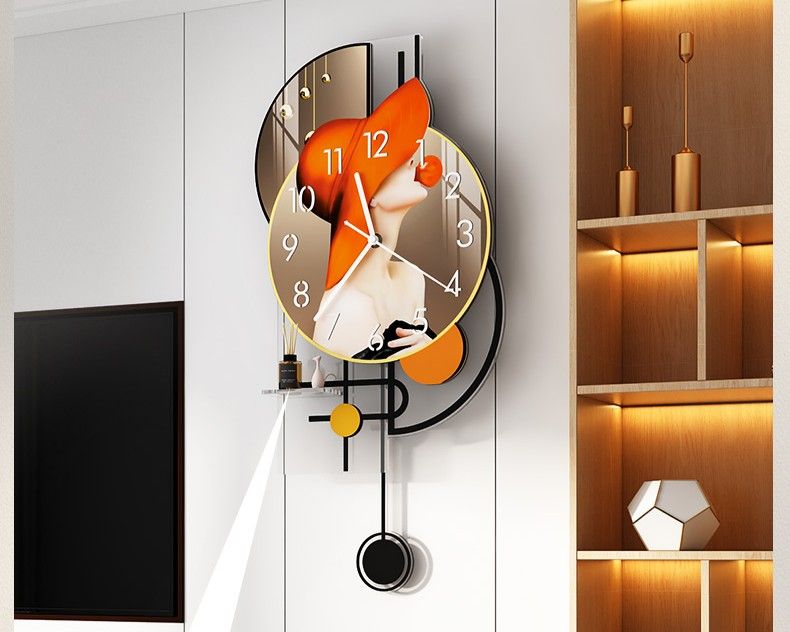 Instock art clock home designer wall clock - free deliver, Furniture ...