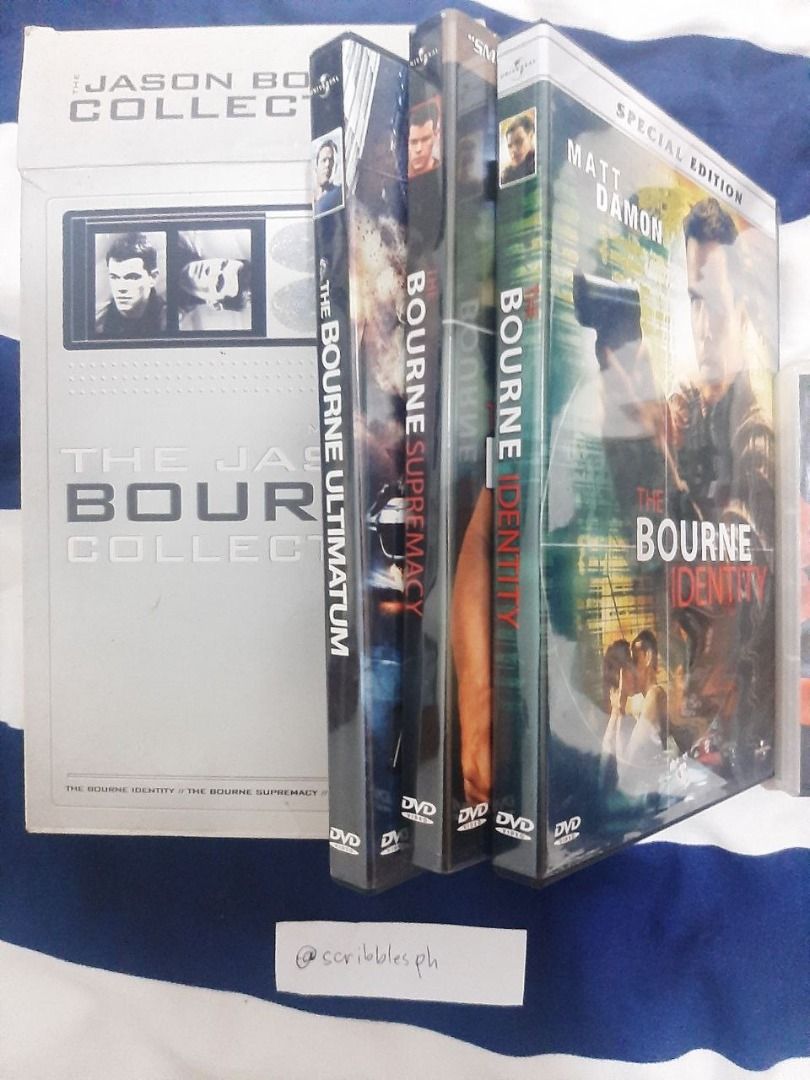 Jason Bourne Collection DVD, Hobbies & Toys, Music & Media, CDs & DVDs ...