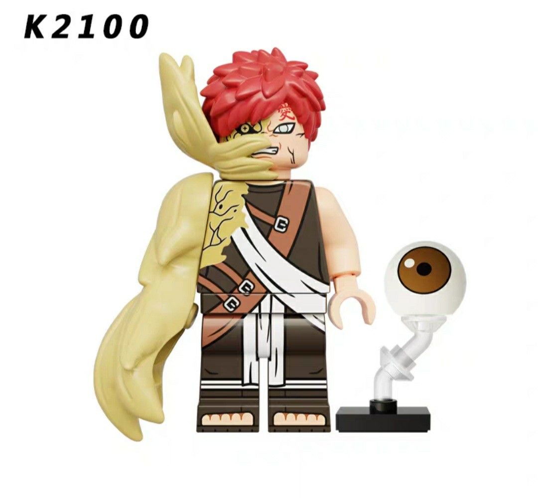 KDL 813 2093-2100 Naruto Minifigures (3rd party Lego compatible ...
