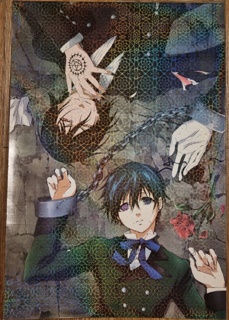 Kuroshitsuji Black Butler Poster Set, Hobbies & Toys, Memorabilia ...