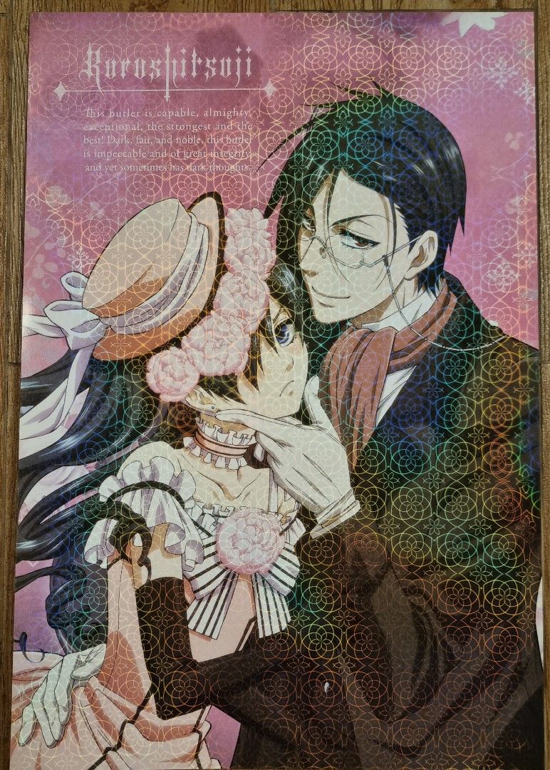Kuroshitsuji Black Butler Poster Set, Hobbies & Toys, Memorabilia ...