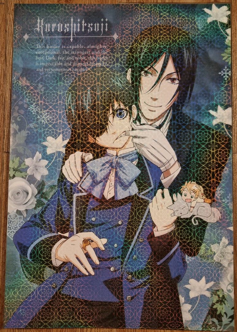 Kuroshitsuji Black Butler Poster Set, Hobbies & Toys, Memorabilia ...