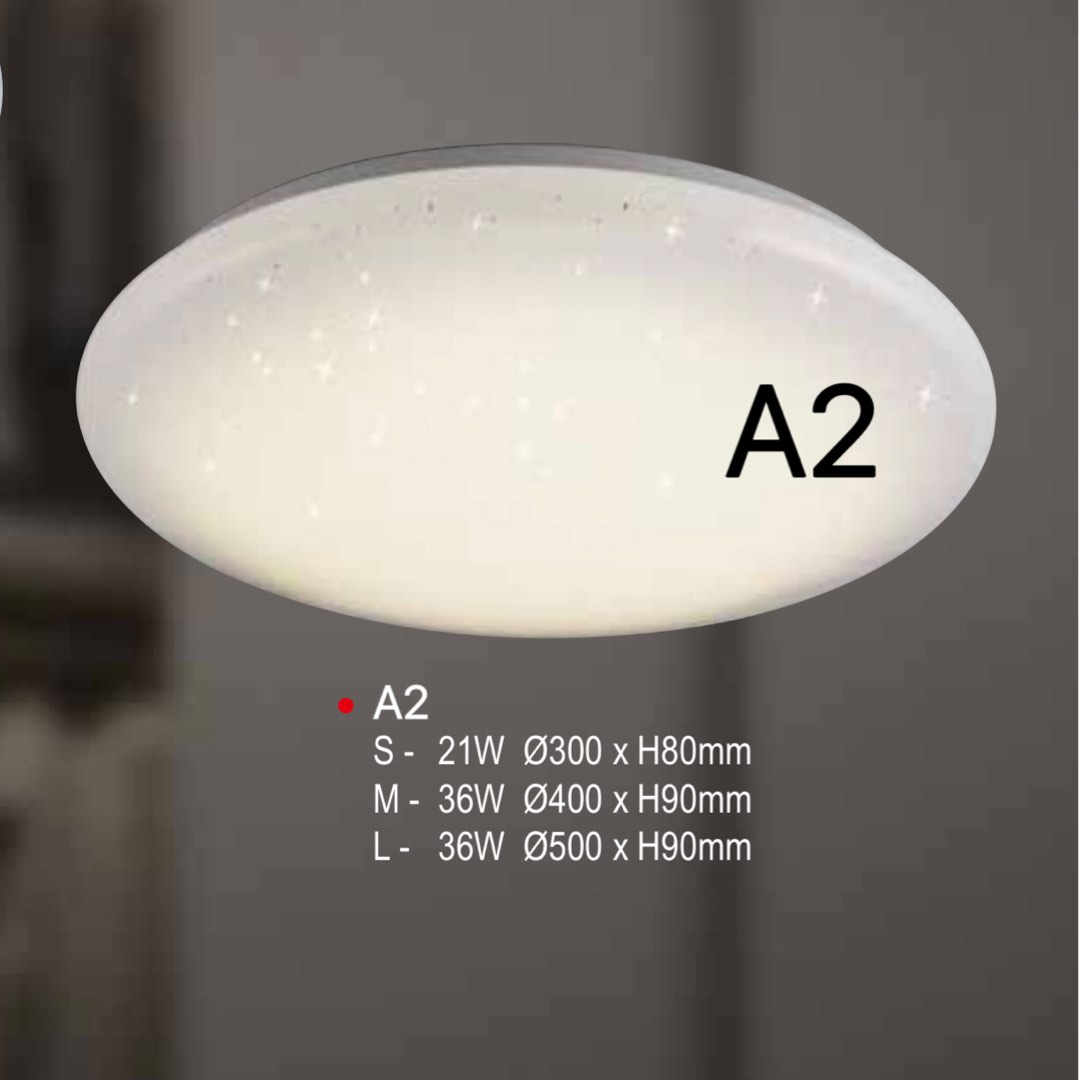 Led ceiling lights A2 S, M, L sizes ($35-$75), Furniture & Home Living ...