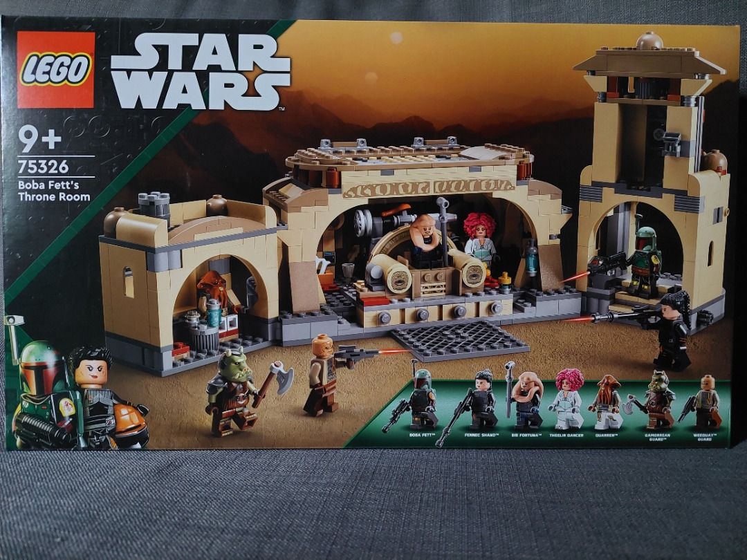 Lego 75326 Star Wars Boba Fett's Throne Room, Authentic from Official ...