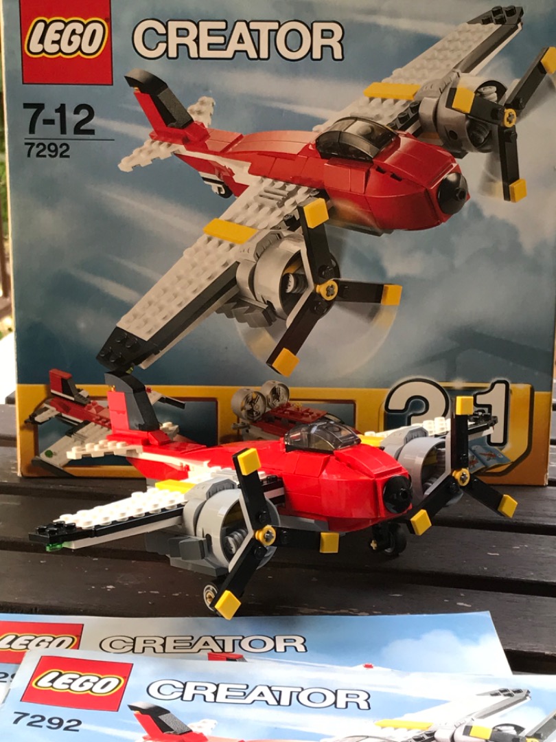 LEGO Creator 3-in-1 Propeller Adventures (DH Mosquito) 7292, Hobbies ...