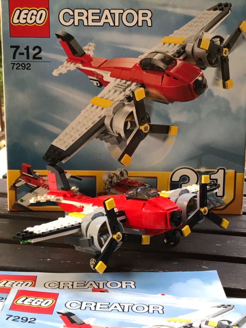 LEGO Creator 3-in-1 Propeller Adventures (DH Mosquito) 7292, Hobbies ...