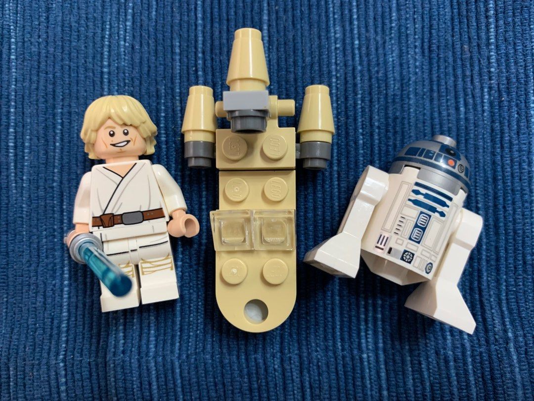 LEGO Star Wars Minifigs Luke and R2D2, Hobbies & Toys, Toys & Games on ...