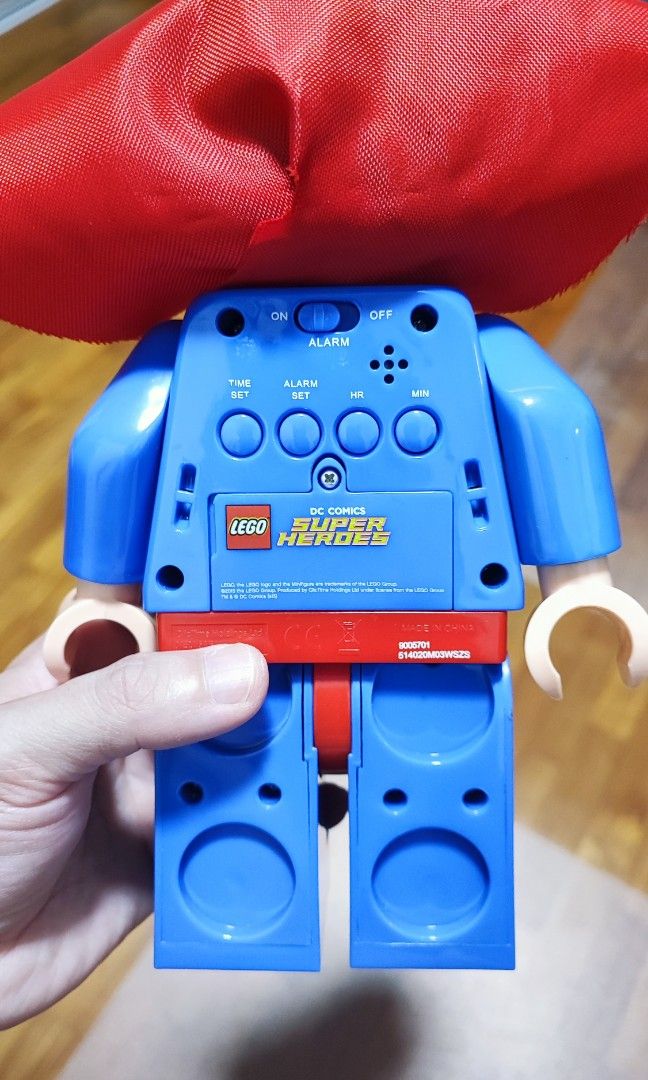 Lego Superman Alarm Clock, Furniture & Home Living, Home Decor, Clocks ...