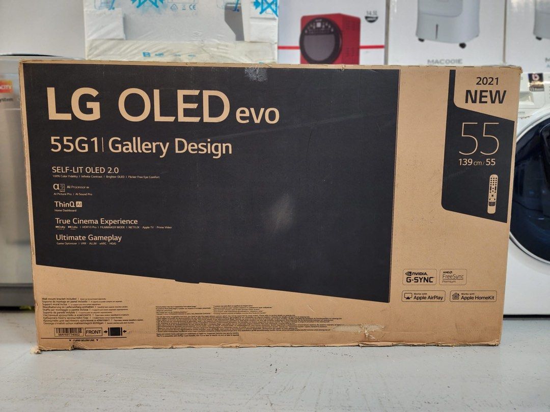 LG Gallery 55” OLED 4K TV OLED55G1PTA, TV & Home Appliances, TV ...