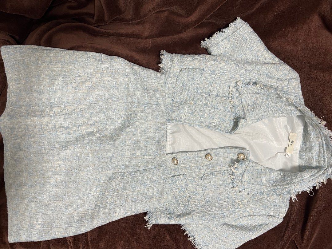 Light blue sets wear, Women's Fashion, Dresses & Sets, Sets or ...