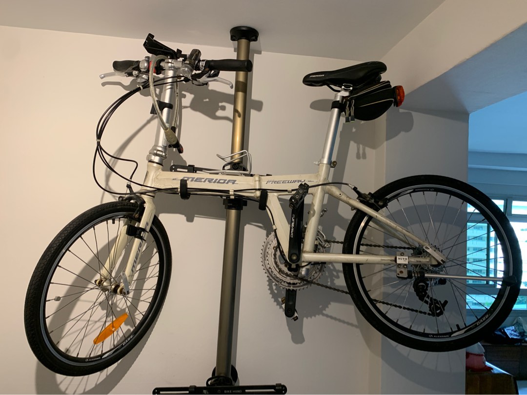 MERIDA Hybrid Light White Foldable Bicycle (nego) , Sports Equipment ...