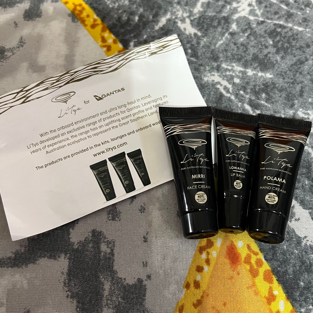 Li'tya Travel Amenity Kit (Face Care, Lip Balm, Hand Cream), Beauty ...