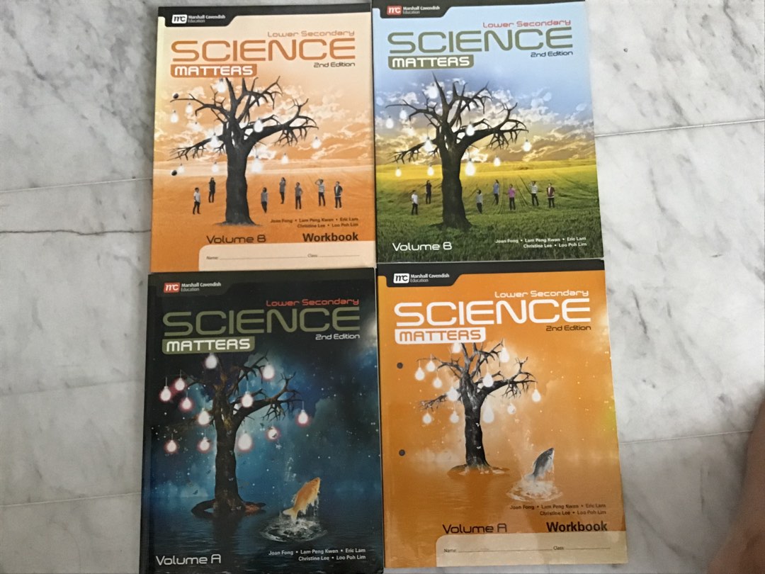 Lower secondary science Volume A and B textbooks and workbook, Hobbies ...