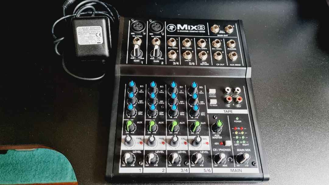 Mackie Mix 8 mixer!, Hobbies & Toys, Music & Media, Musical Instruments ...