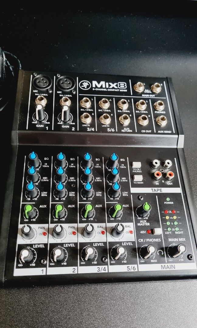 Mackie Mix 8 mixer!, Hobbies & Toys, Music & Media, Musical Instruments ...