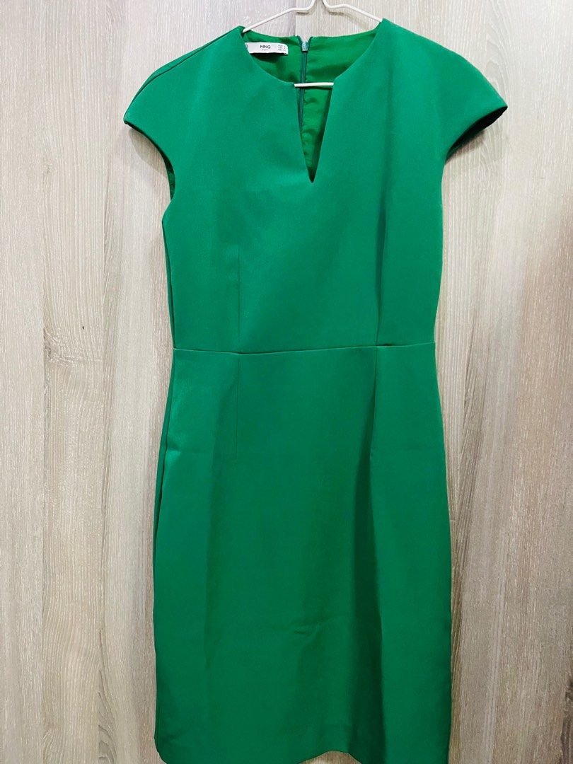 MANGO green suit dress, Women's Fashion, Dresses & Sets, Dresses on ...