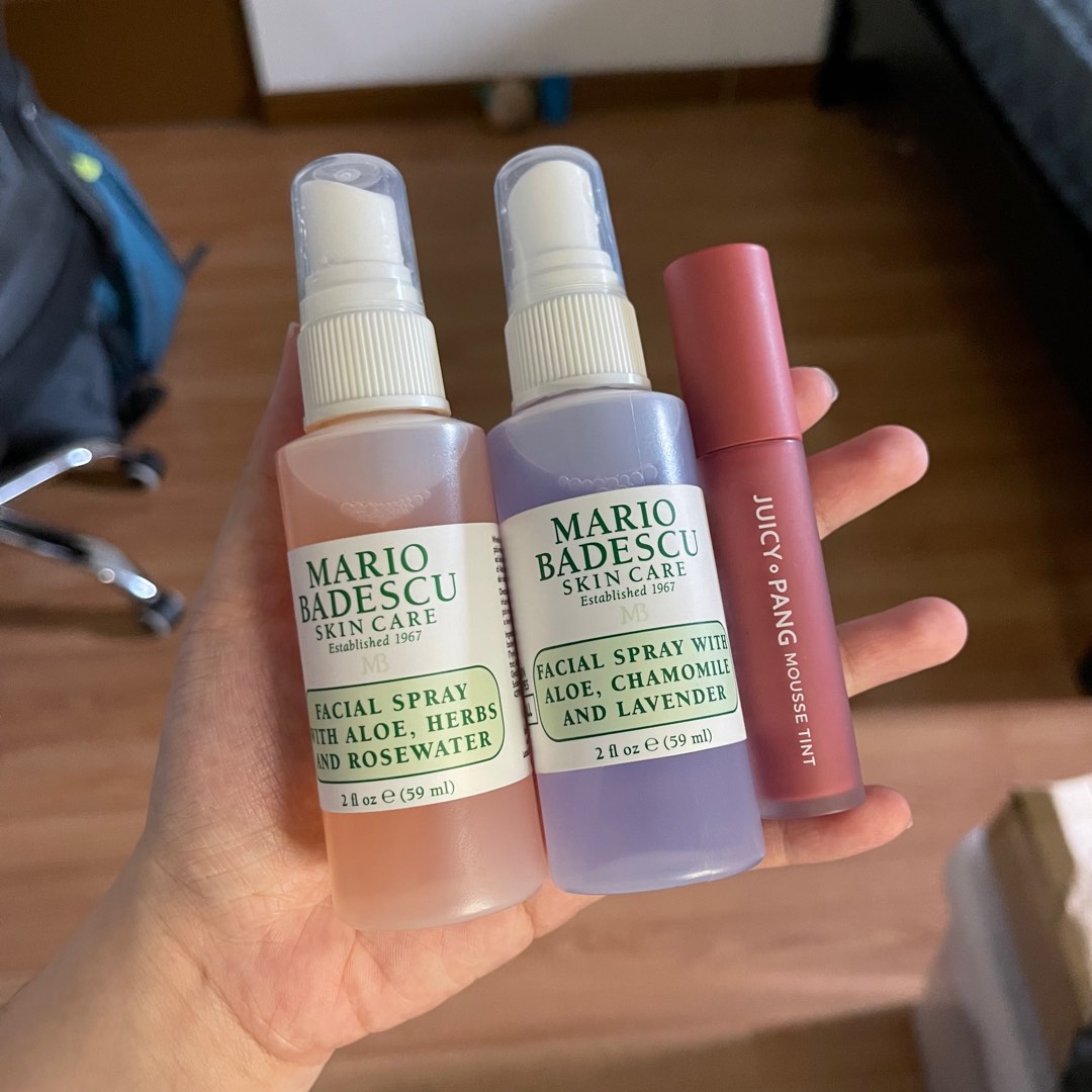Mario Badescu Face Mist and APIEU Mouse Tint Bundle, Beauty & Personal ...