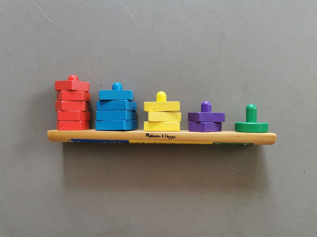 Melissa & Doug: Stack, Sort Board (wood), Babies & Kids, Infant ...