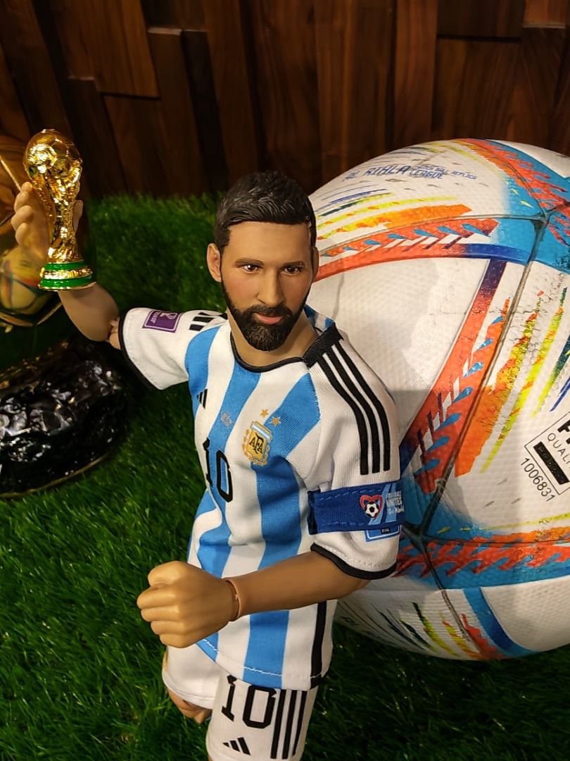 Messi figurine w Argentina world cup Jersey, Hobbies & Toys, Toys ...