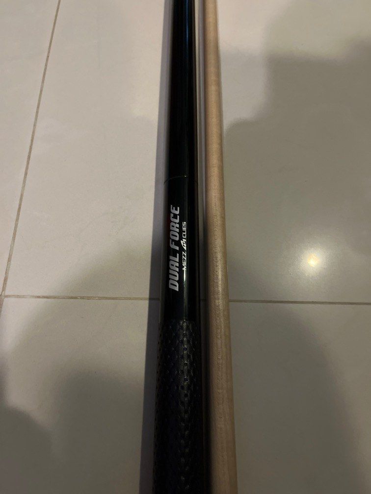 MEZZ DUAL FORCE JUMP BREAK POOL CUE, Sports Equipment, Sports & Games, Billiards & Bowling on ...