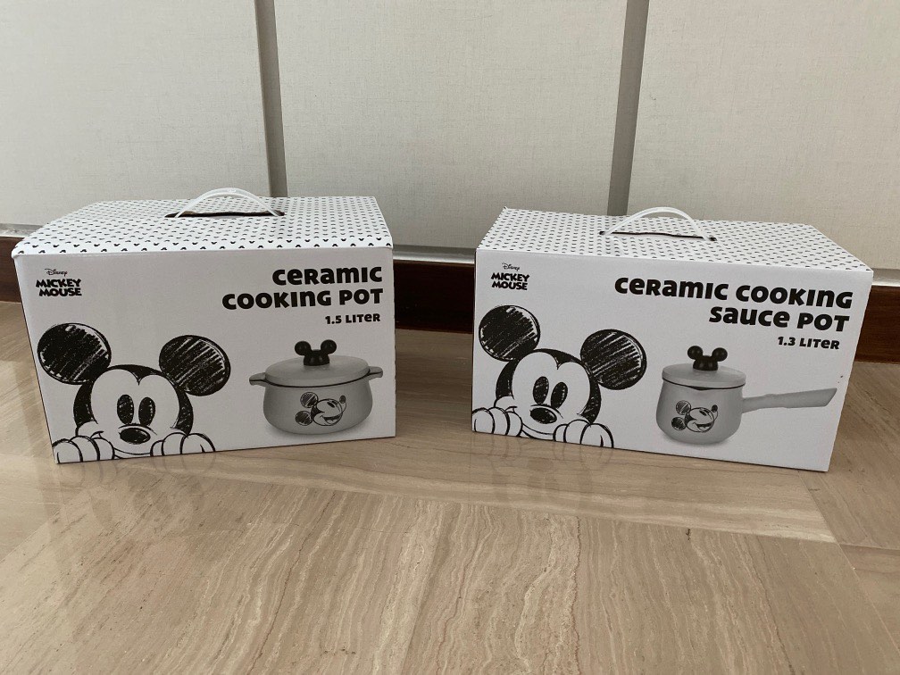 Mickey Mouse Ceramic Cooking Ware, Furniture & Home Living, Kitchenware ...