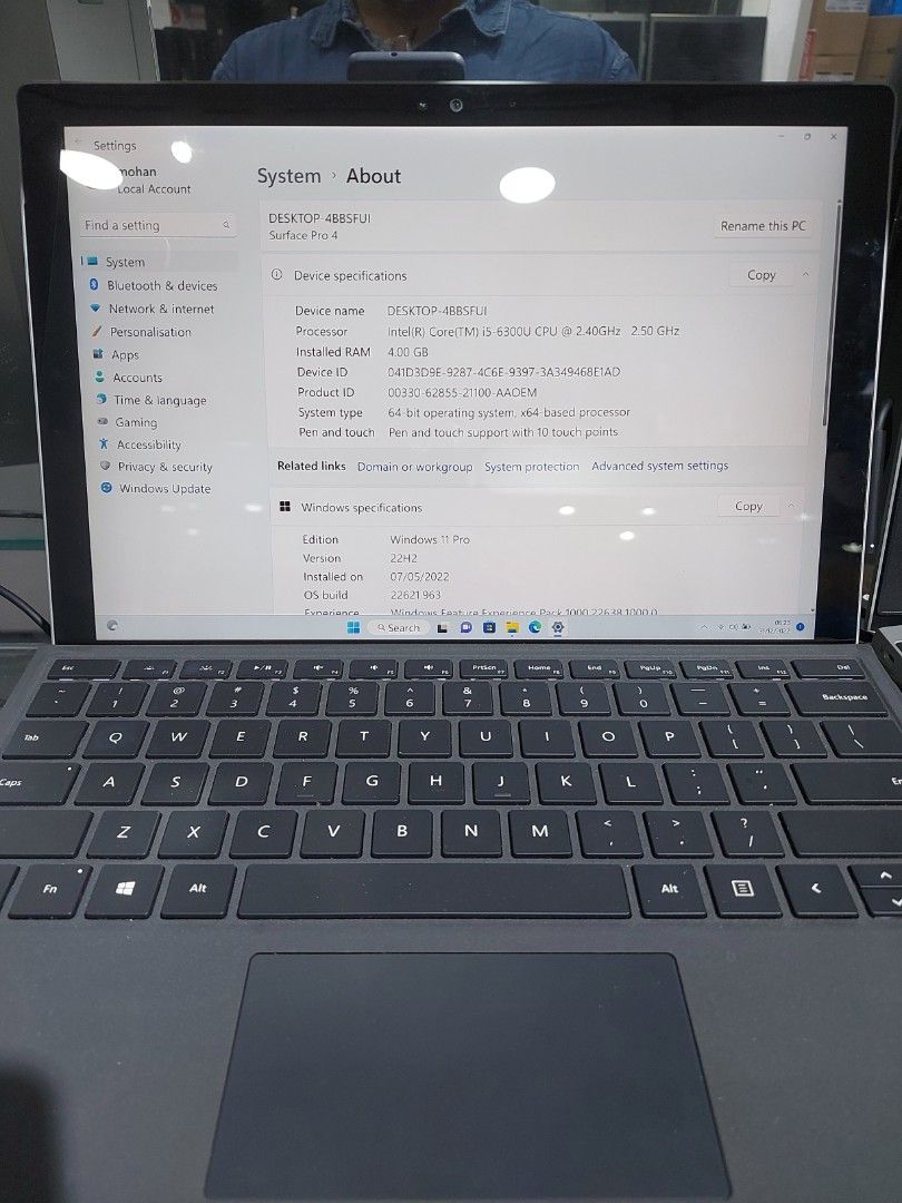 Microsoft surface pro 4 i5 6th gen, Computers & Tech, Laptops ...