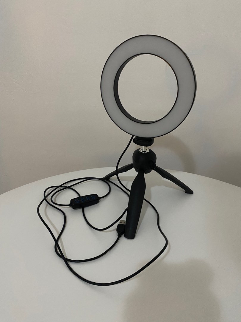 Mini Ring Light with Stand, Furniture & Home Living, Lighting & Fans ...