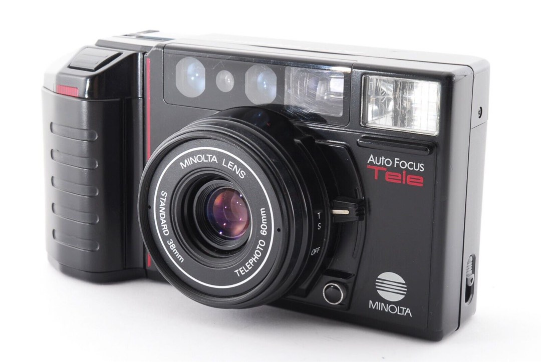 Minolta AF Tele Film Camera, Photography, Cameras on Carousell