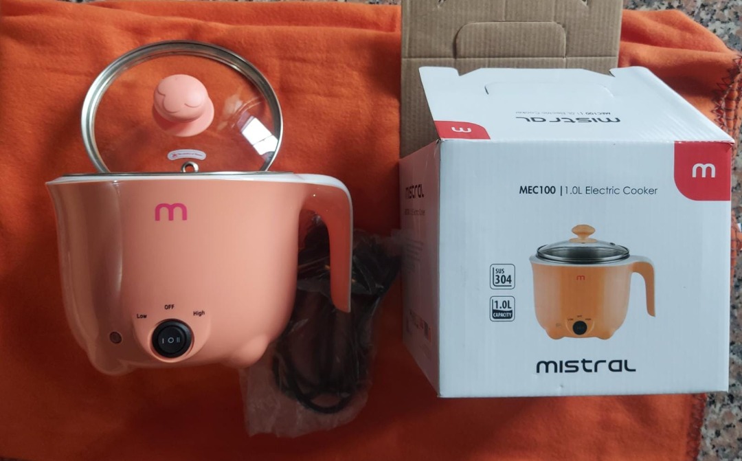 Mistral Electric Cooker MEC100 1L Safety Mark, TV & Home Appliances, Kitchen Appliances, Cookers ...