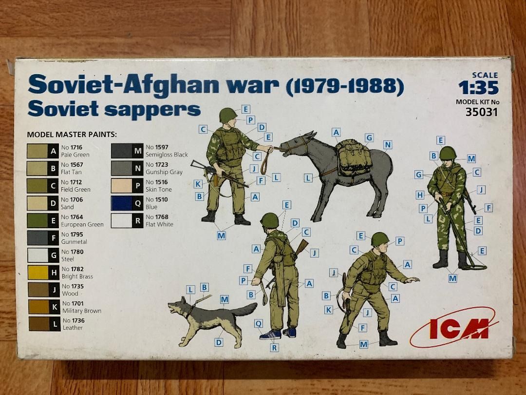 Model Kit: ICM: 1:35 Scale: Soviet-Afghan war (1979-1988) Soviet ...