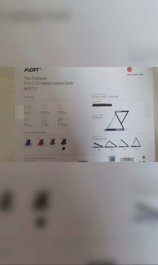 Moft 5 in 1 stand laptop desk moft-z, Computers & Tech, Parts & Accessories, Other Accessories ...