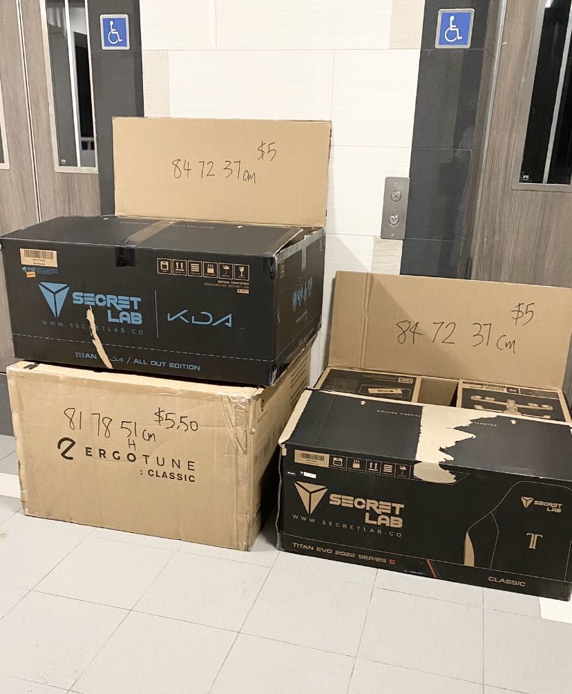 Monitor box +foam 34” 32” 28” 27” 24”TV box + foam 65” 58” 55” 50” 43 ...