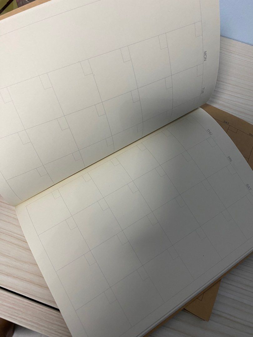 MUJI Monthly Planner & Notebooks, Hobbies & Toys, Stationery & Craft ...