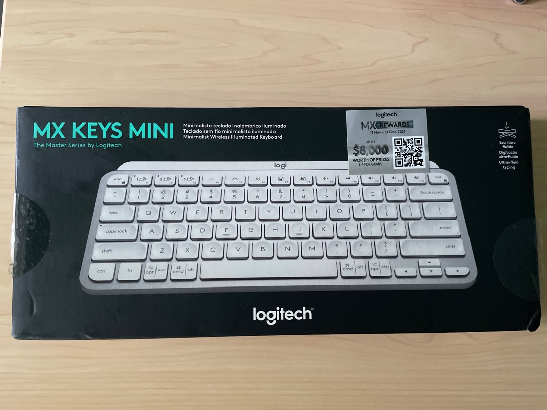 MX Keys Mini White Wireless Keyboard (Windows & Mac), Computers & Tech ...