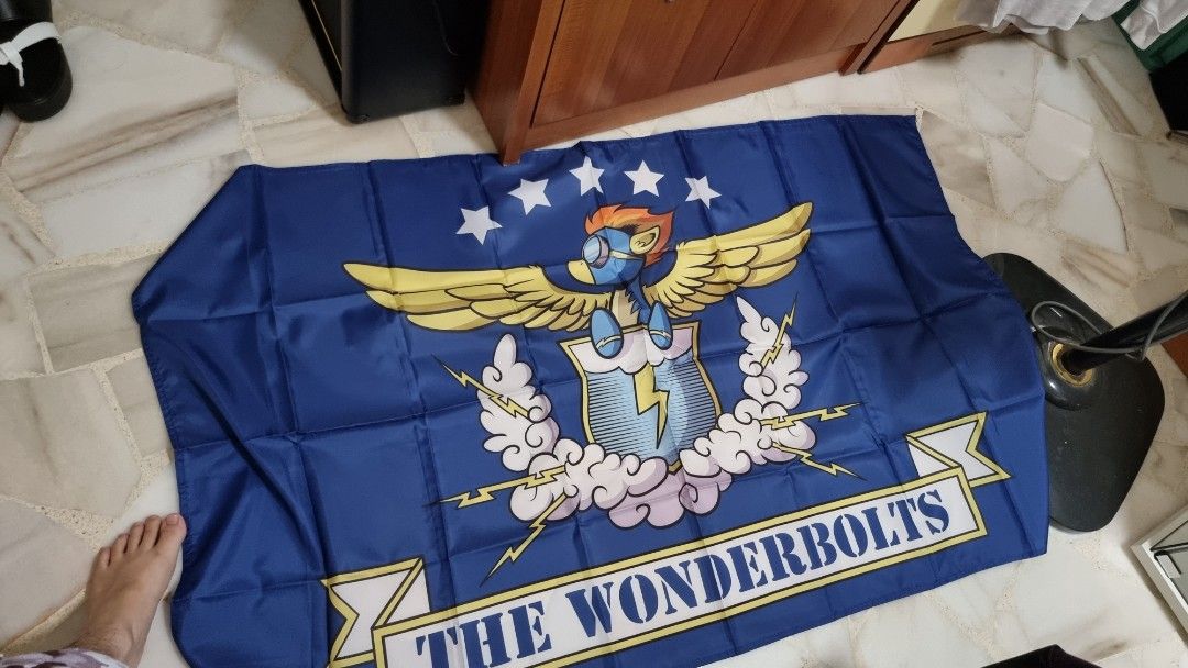 My Little Pony MLP The Wonder bolts flag, Hobbies & Toys, Memorabilia ...