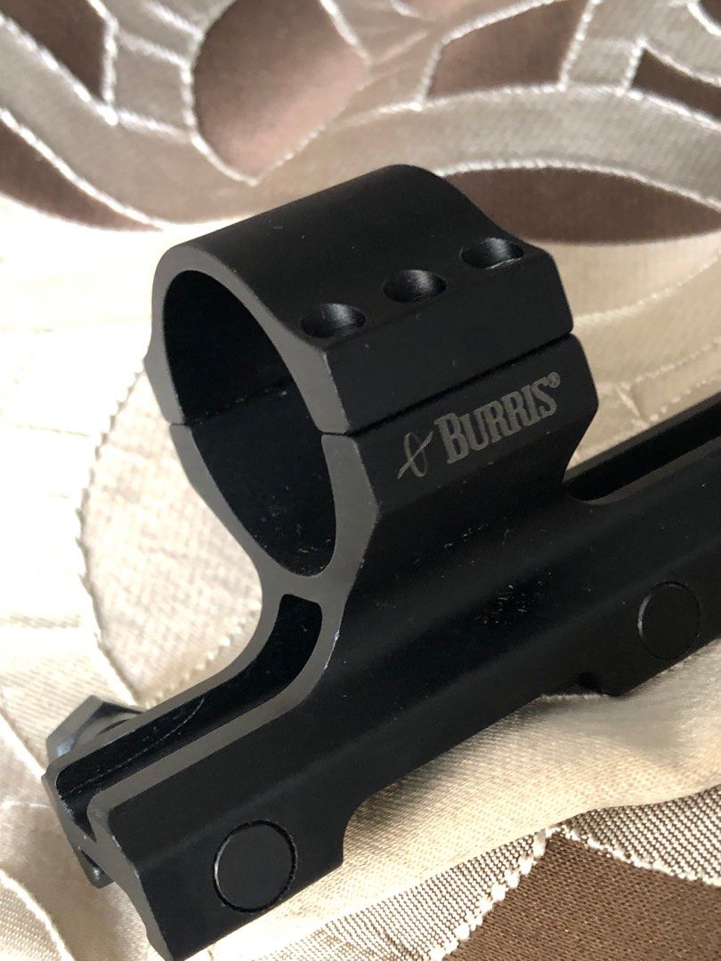 New BURRIS 34mm One Piece Cantilever Flat Top Weaver Forward Reach Dual ...