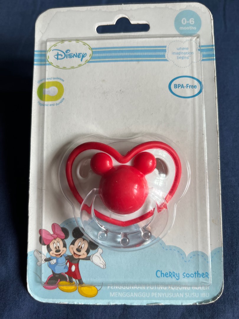 NEW Disney Mickey Mouse Pacifier, Babies & Kids, Nursing & Feeding ...