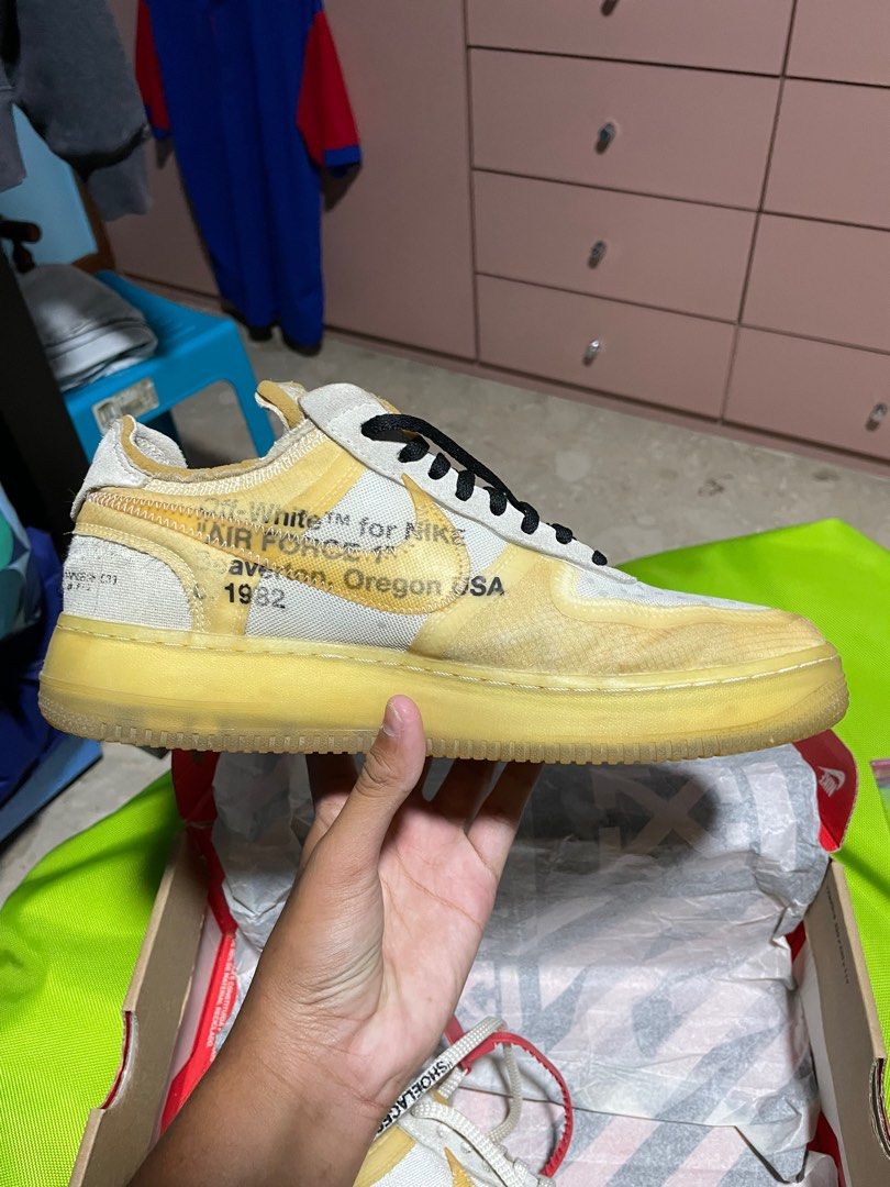 nike off white air force 1 og the ten, Men's Fashion, Footwear ...